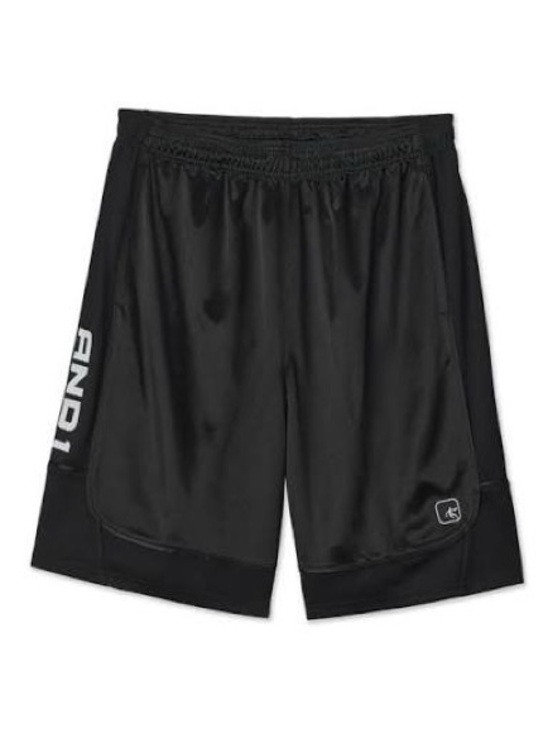 And1 | Shorts | And Black Performance Basketball Shorts With White Side ...
